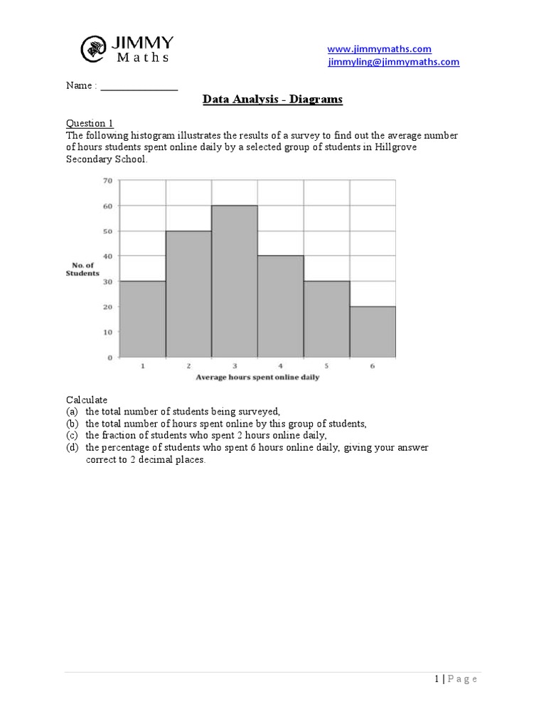 Data Analysis Questions and Solutions | PDF | Percentage | Pie Chart
