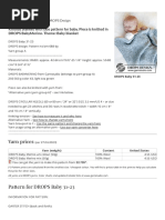 Fish and Chip Babies Knitting Pattern | PDF | Knitting | Sweater