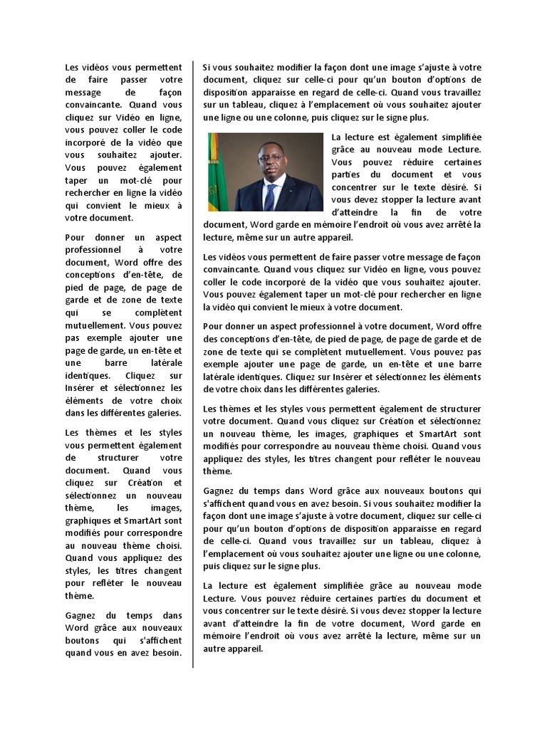 Créer un journal professionnel avec Word | PDF | Microsoft Word ...