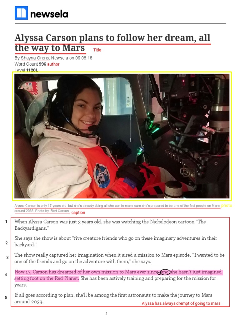 Alyssa - Carson - Plans - To - Follow - Her - Dream - All - The - Way ...