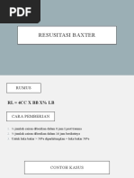 Rumus Baxter untuk Cairan Luka Bakar | PDF | Pengembangan Diri | Sains & Matematika