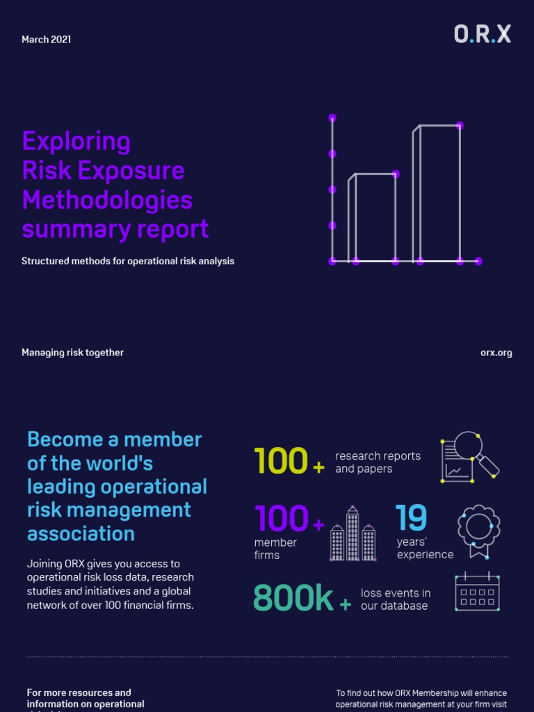 ORX Exploring Risk Exposure Methodologies 2020 Summary Report | PDF ...