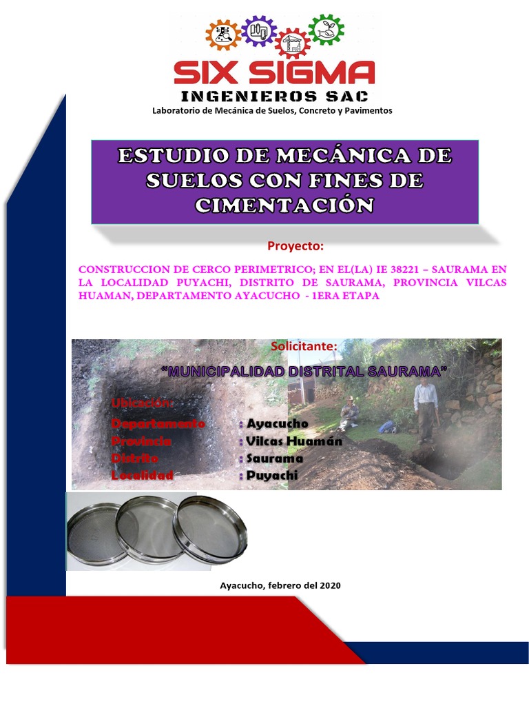 Estudio de Mecanica de Suelos 20201117 171317 780 | PDF | Fundación (Ingeniería) | Suelo