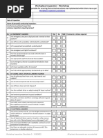 SHE Audit Checklist Guide | PDF | Emergency | Internal Audit