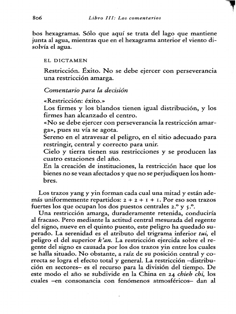 I Ching Parte 9 | PDF | Religión y espiritualidad