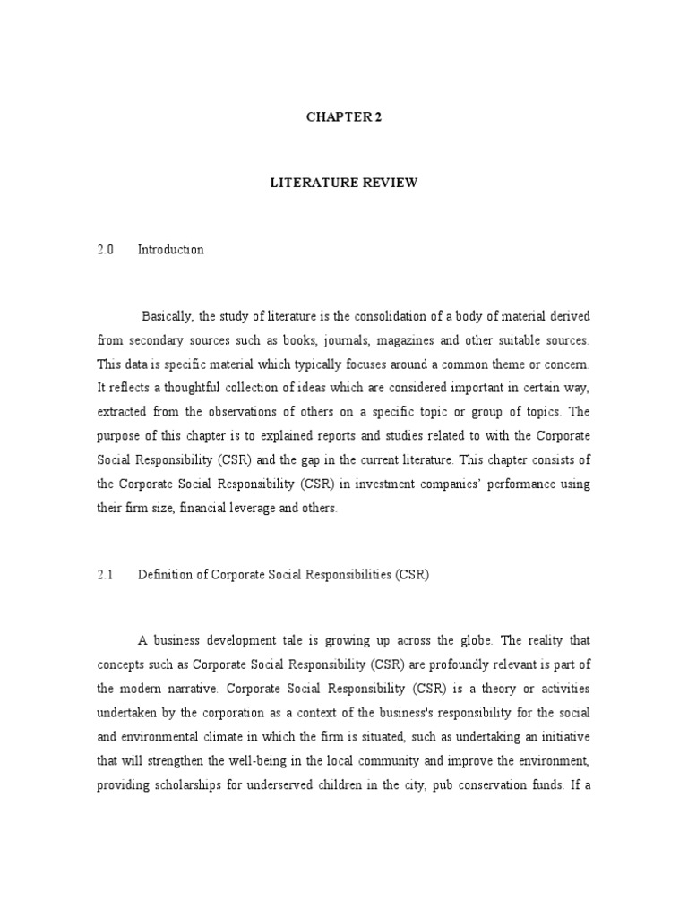Chapter 2 CSR Invest | PDF | Corporate Social Responsibility | Investing