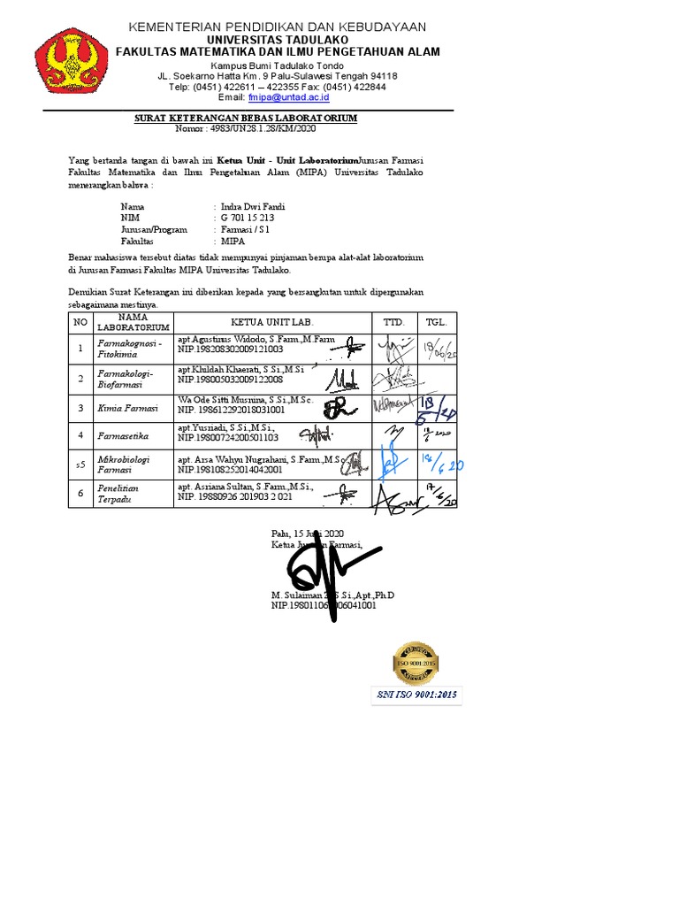 Bebas Lab Indra | PDF