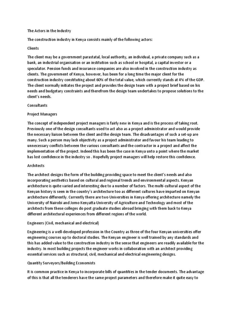 BDC Notes | PDF | Procurement | Consultant