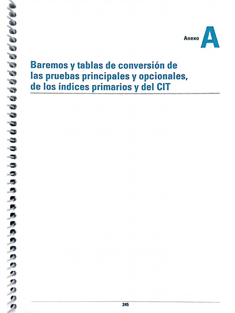 BAremos Wisc V | PDF