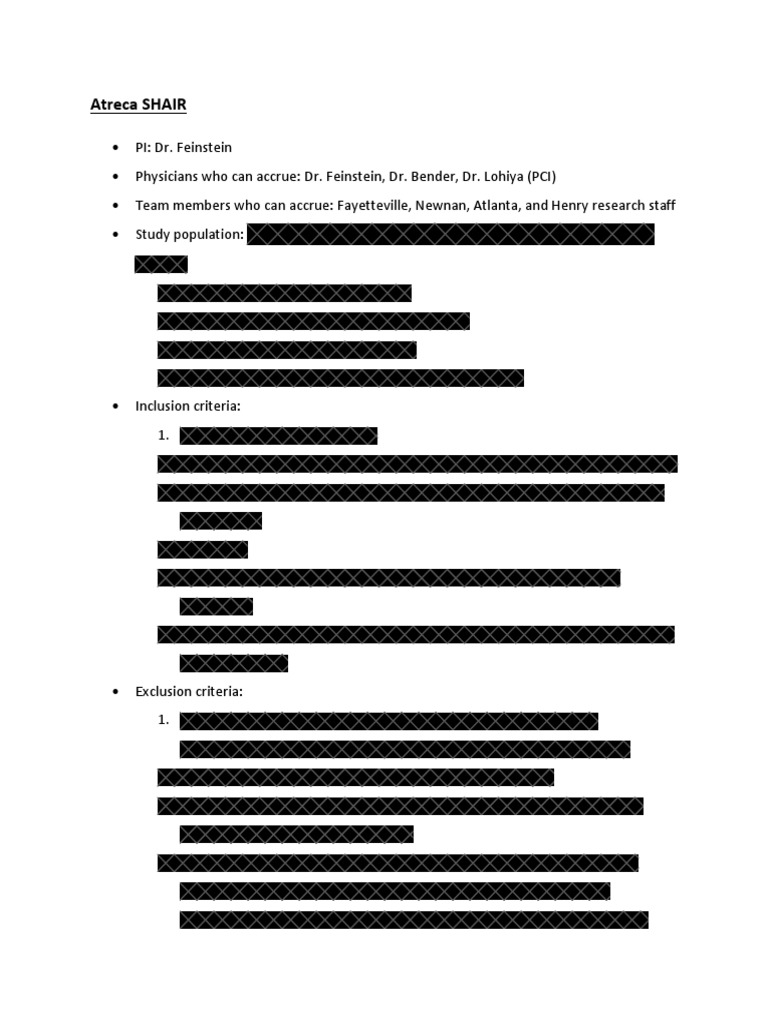 Atreca Shair Cheat Sheet | PDF | Informed Consent | Health Care