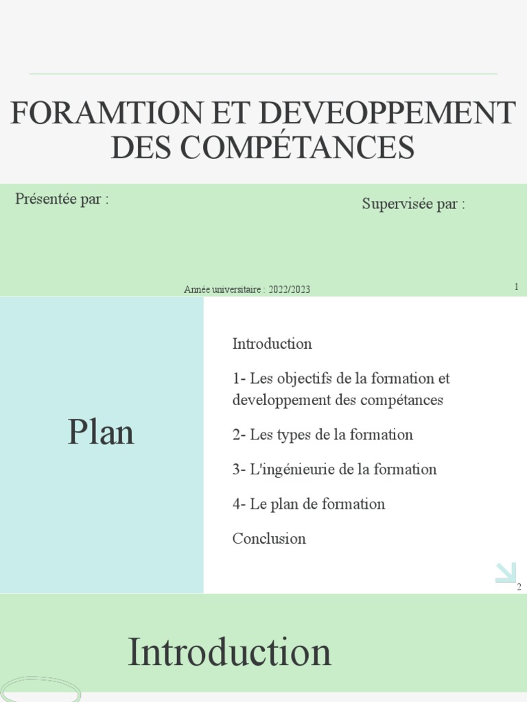 Formation Et Développement de Compétences | PDF | Business | Pédagogie