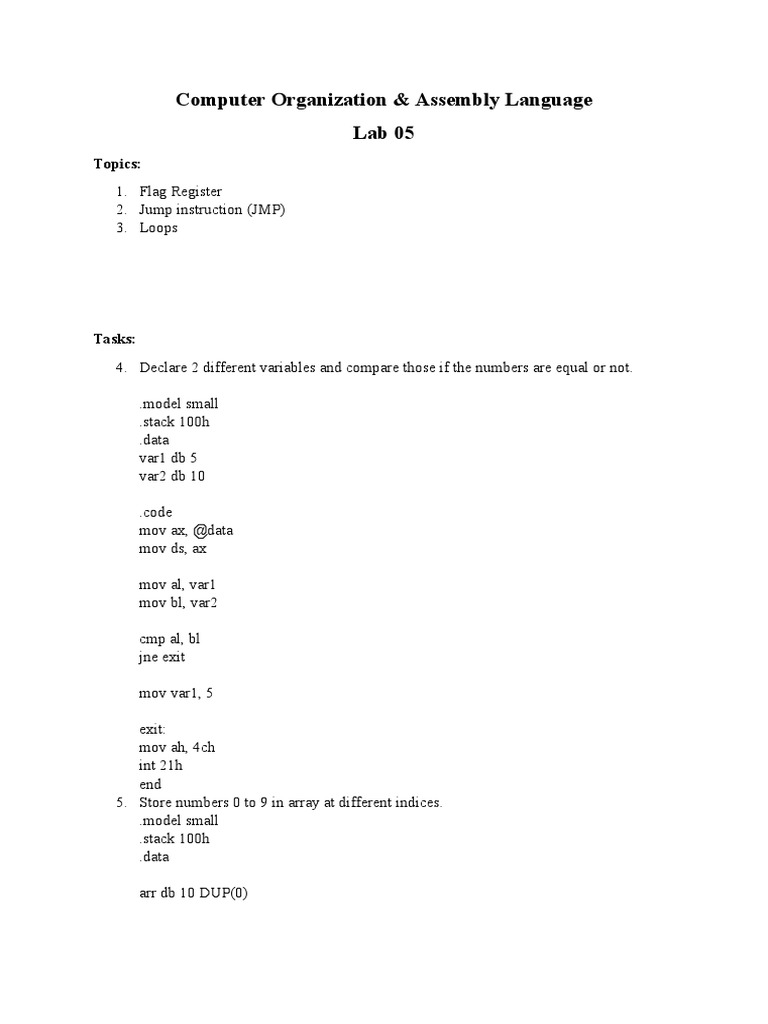 Lab 5 Download Free Pdf Computer Programming Software Development 