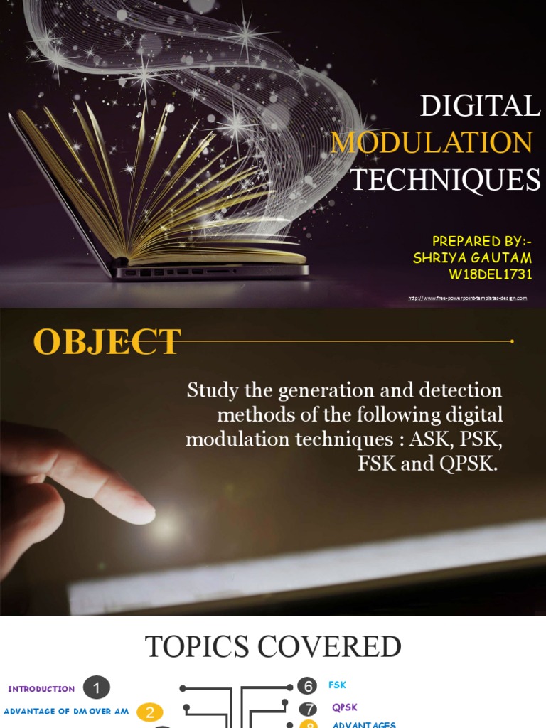 Digital Modulation Techniques Overview | PDF | Modulation | Detector (Radio)
