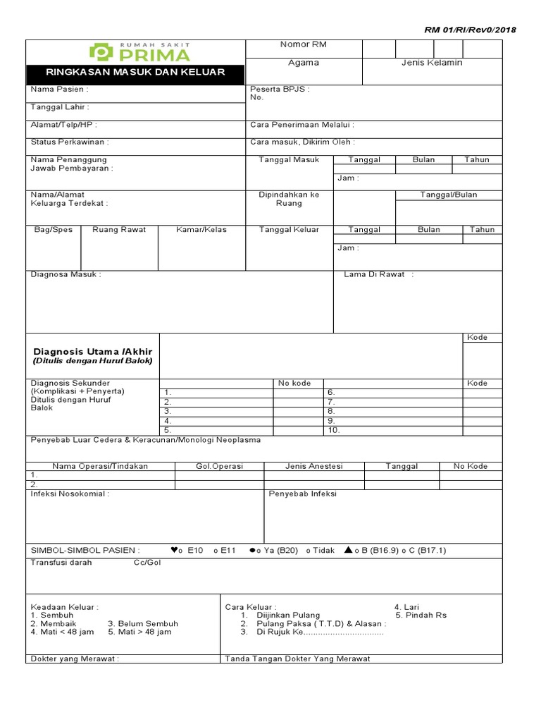 RM 01 - Ringkasan Masuk Dan Keluar | PDF