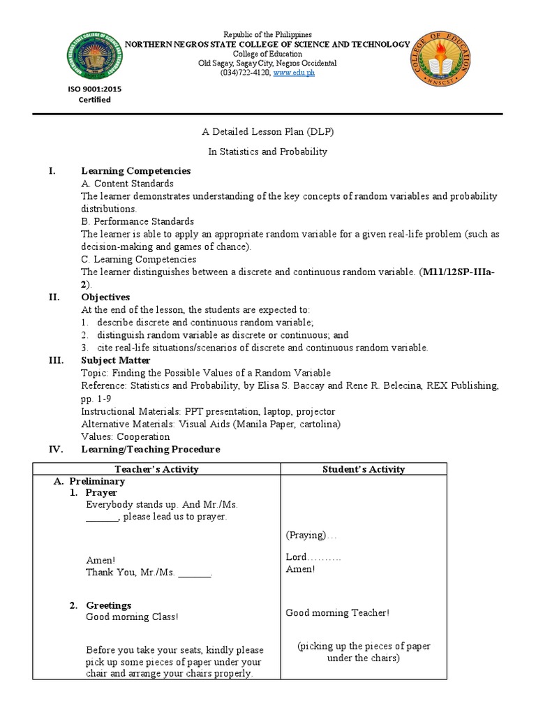 Understanding Discrete vs Continuous Random Variables | PDF ... Understanding Discrete vs Continuous Random Variables | PDF ...