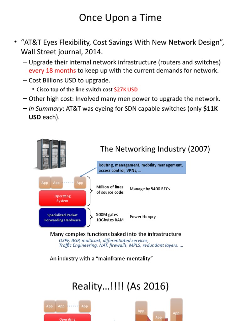 Introduction To SDN | PDF | Computer Network | Router (Computing)