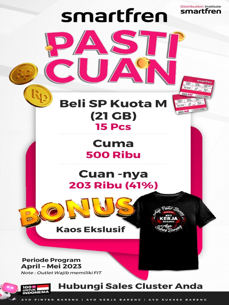 Zona 3 - Infografis Program Pasti Cuan (15 SP Kuota M) | PDF