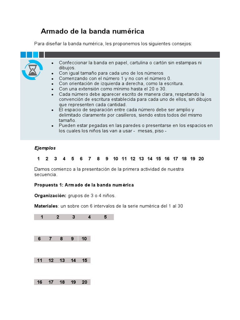 Banda Numérica: Guía de Armado y Uso | PDF