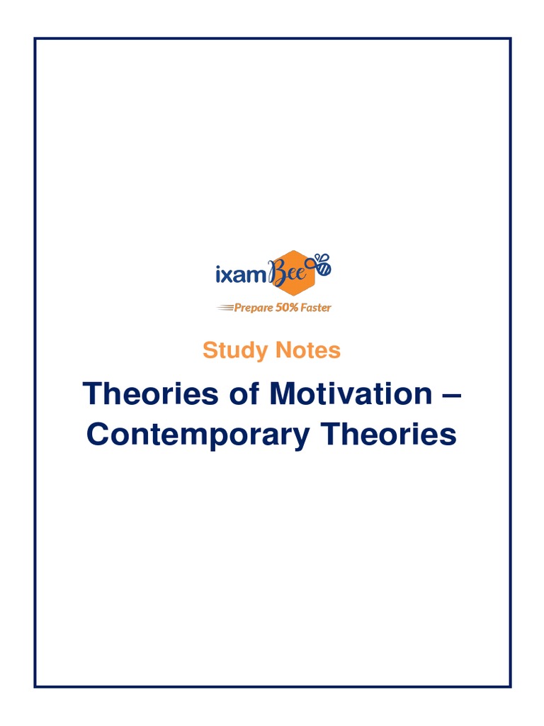 Motivation Theories for Managers | PDF | Motivational | Motivation
