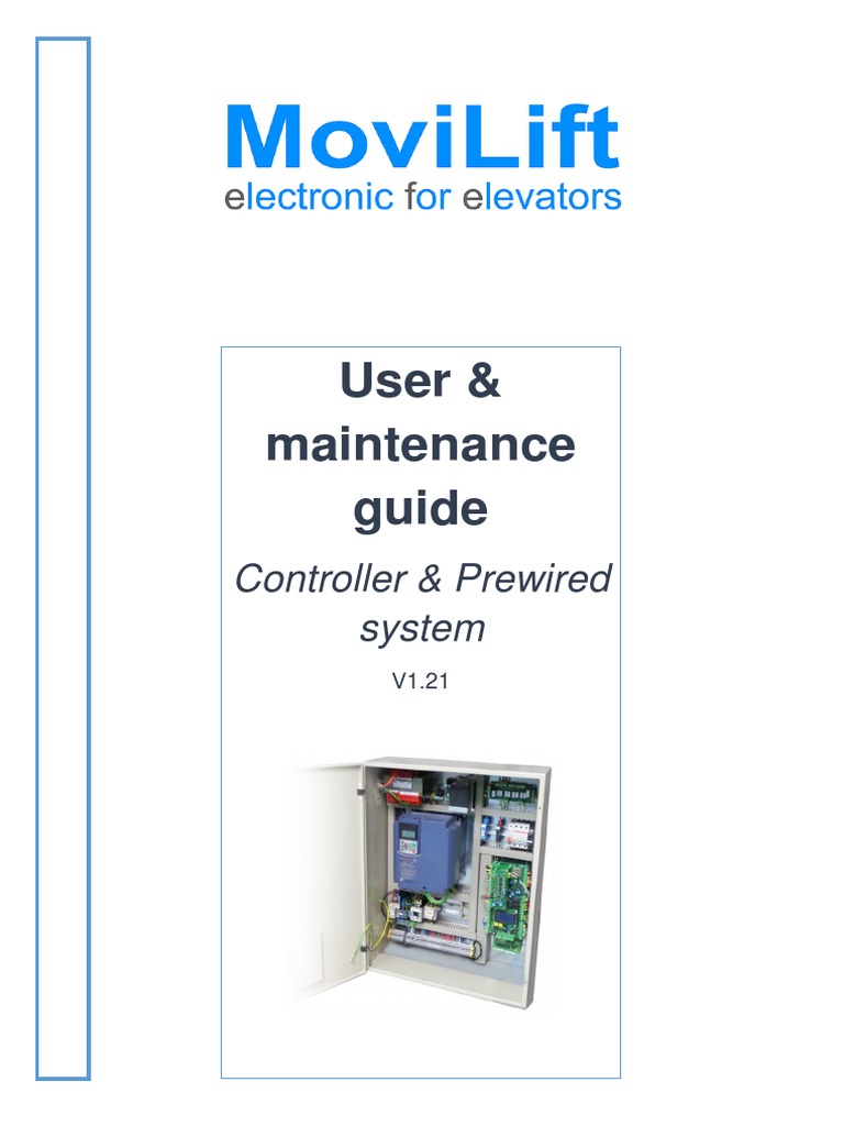 User & Maintenance Guide: Controller & Prewired System | PDF | Elevator ...