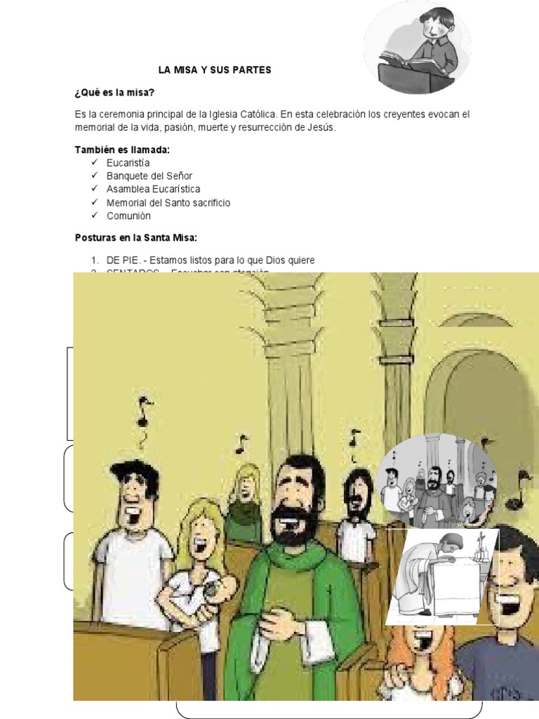 La Misa y Sus Partes | PDF | Misa (liturgia) | eucaristía
