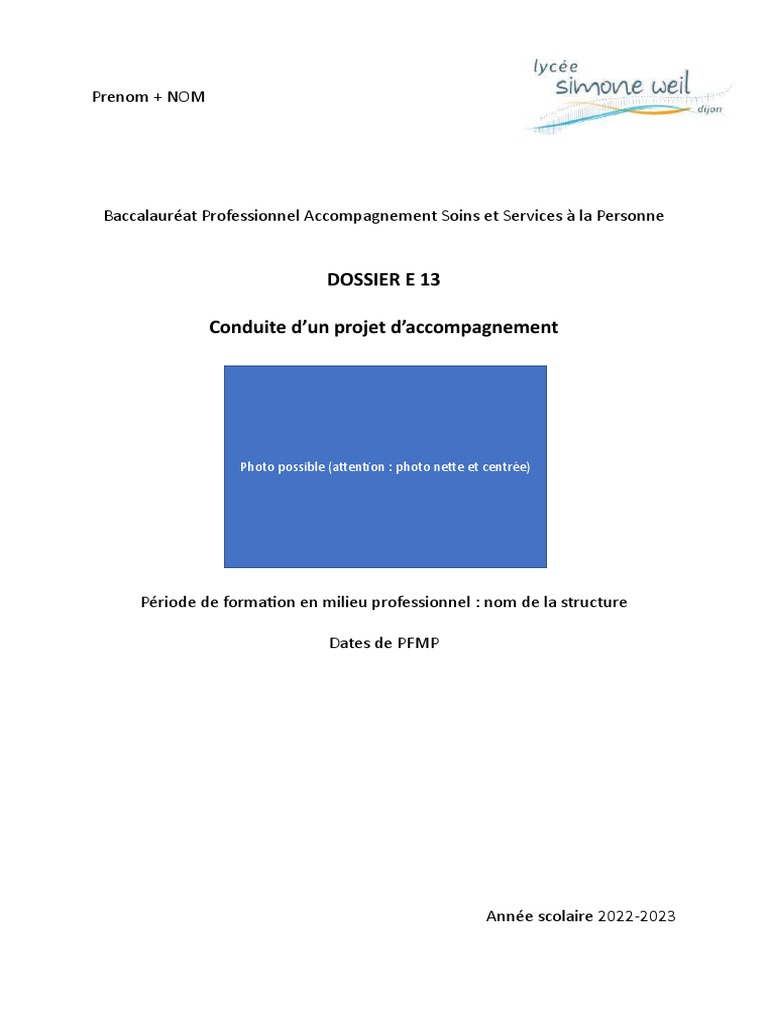 Page de Garde Dossier | PDF