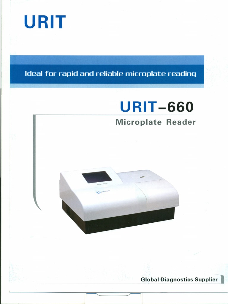 Urit 660 Microplate Reader | PDF | Electrical Engineering | Computer Hardware