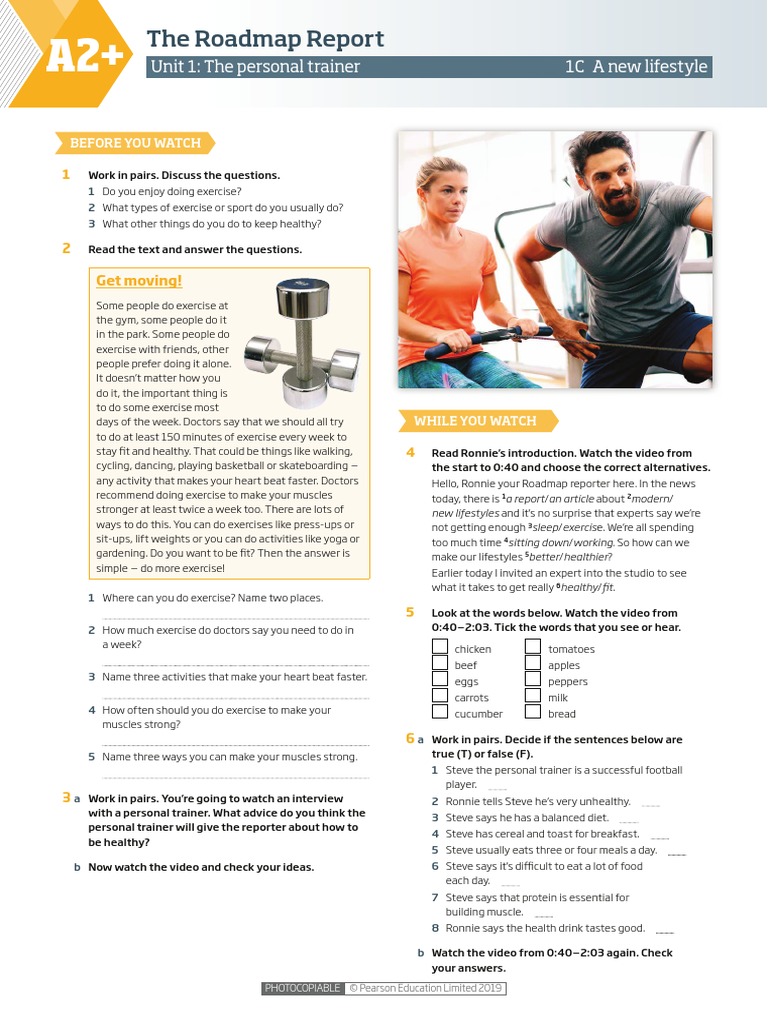 Roadmap Video A2PLUS Unit1 | PDF
