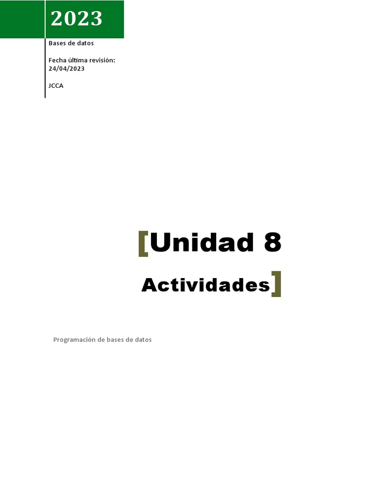Procedimientos y Funciones en MySQL | PDF | Bases de datos | SQL