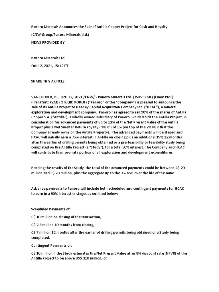 Antilla | PDF | Net Present Value | Economies