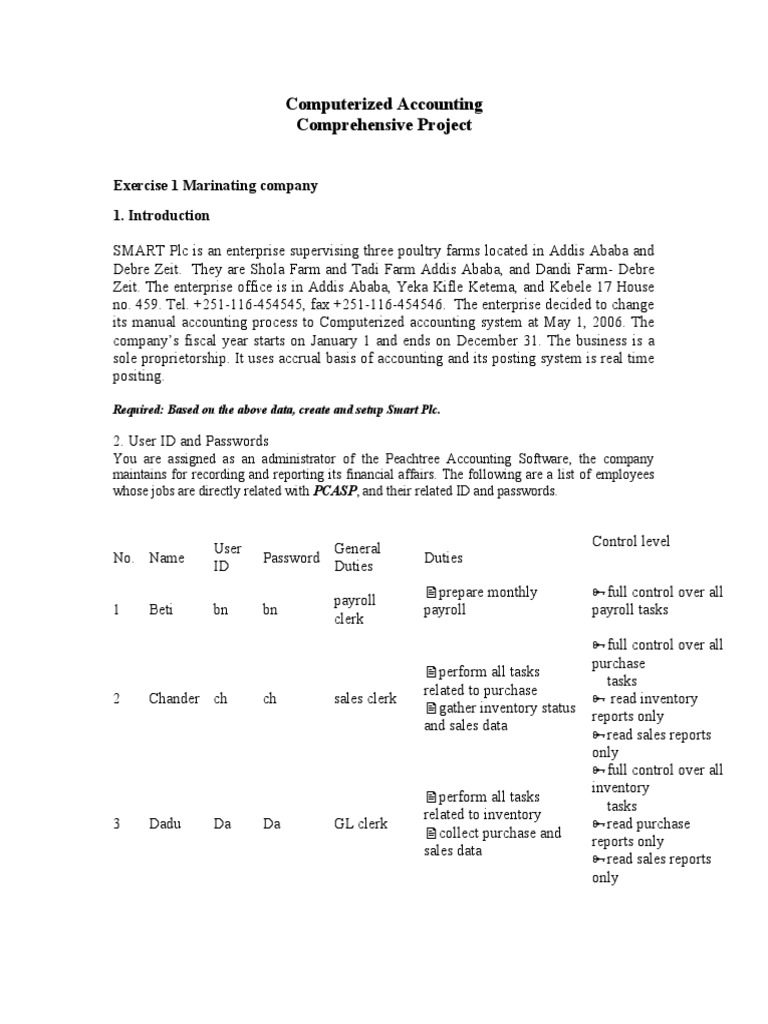 Computerized Accounting Final Project 11 | PDF | Depreciation | Value Added Tax