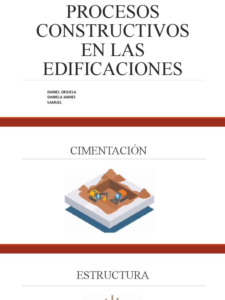 Procesos Constructivos en Las Edificaciones | PDF