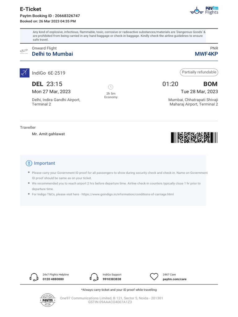 Ticket | PDF | Fee | Transport