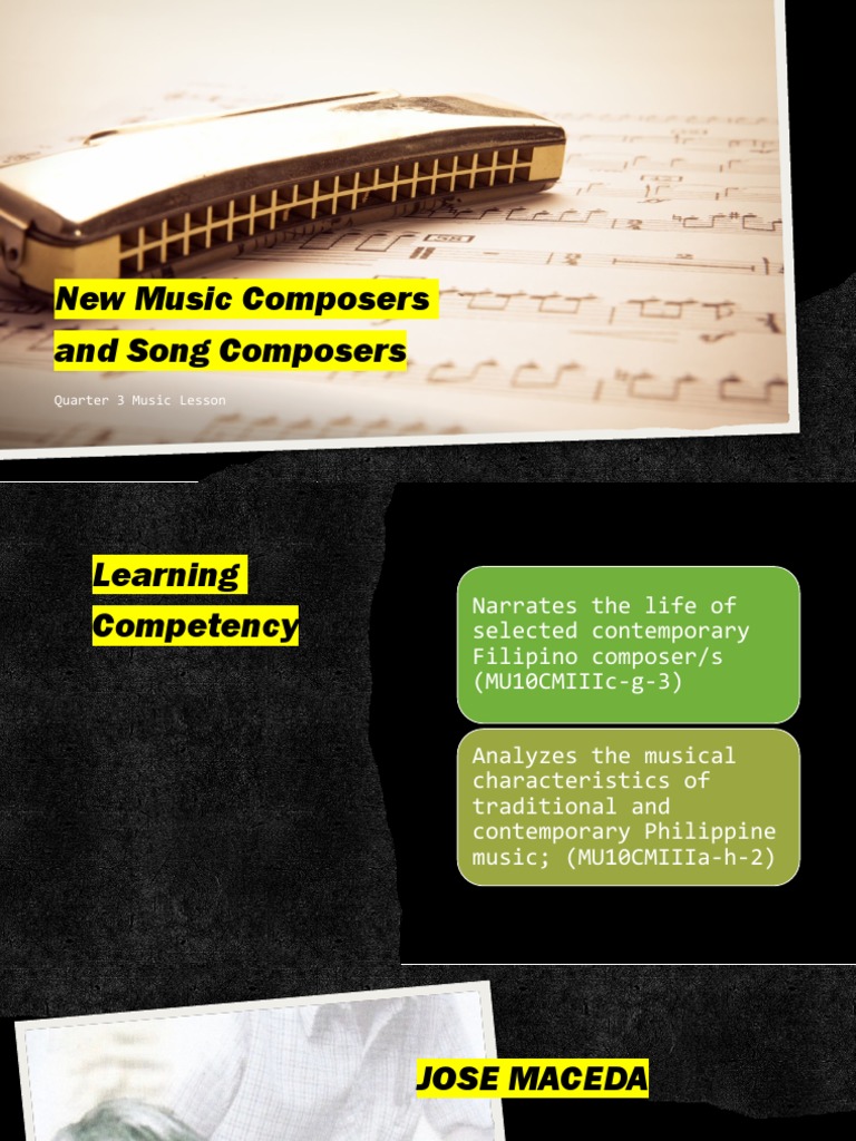 Powerpoint Music Composers | PDF | Philippines | Performing Arts