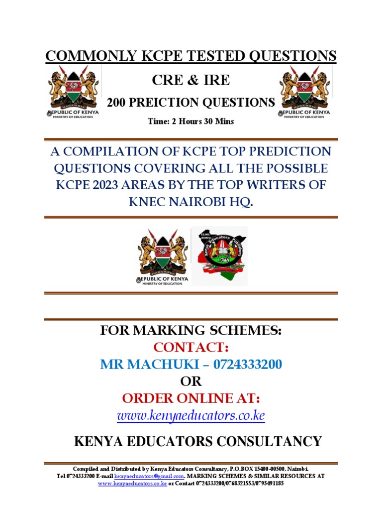 Cre Kcpe 2023 Analysis | PDF