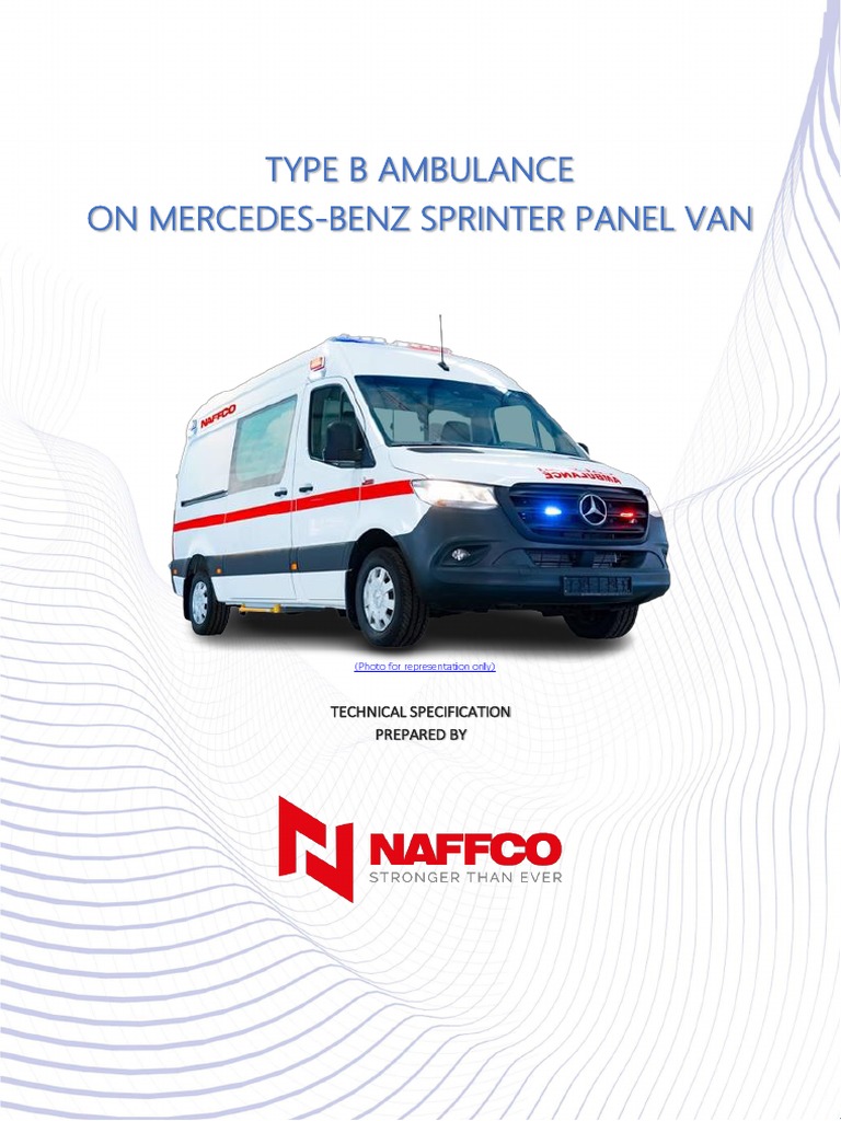 Technical Specs For Amb On Mercedes-Benz Sprinter Van 4x2 ...