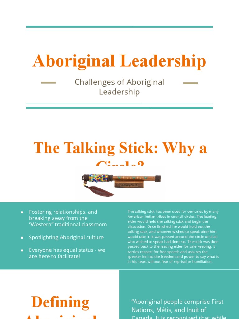 Aboriginal Leadership | PDF | Leadership | Native Americans In The ...