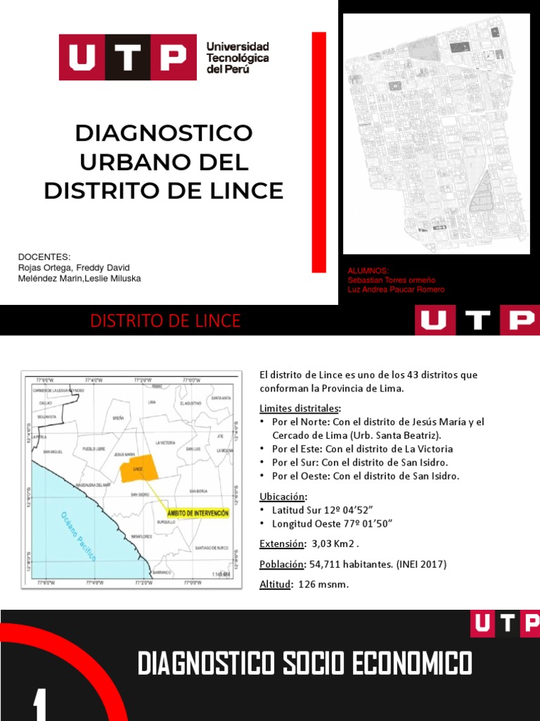 Distrito de Lince, Urbanismo 2 | PDF | Peatonal | Economias