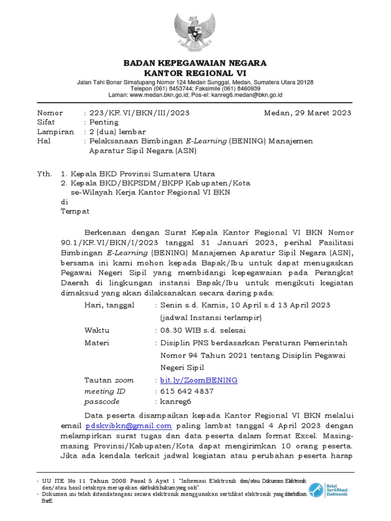 BENING Manajemen ASN | PDF