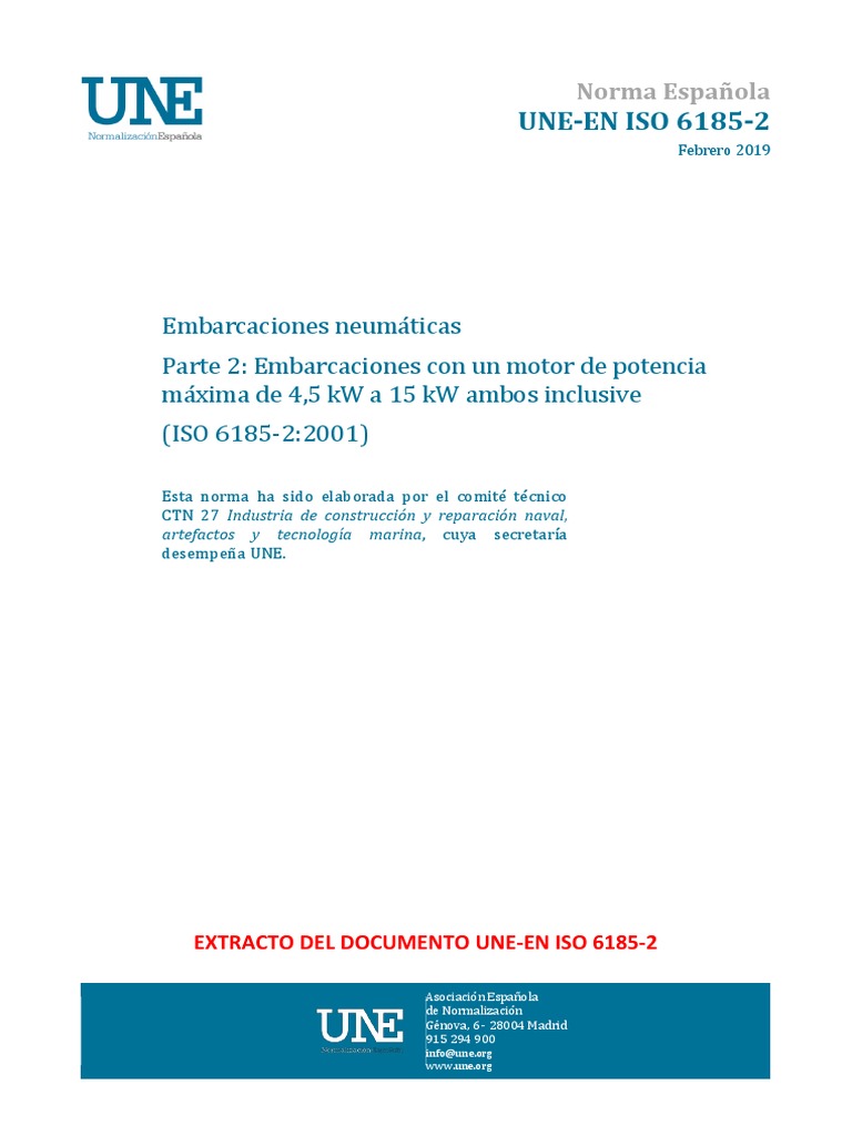 (Ex) Une-En Iso 6185-2 2019 | PDF