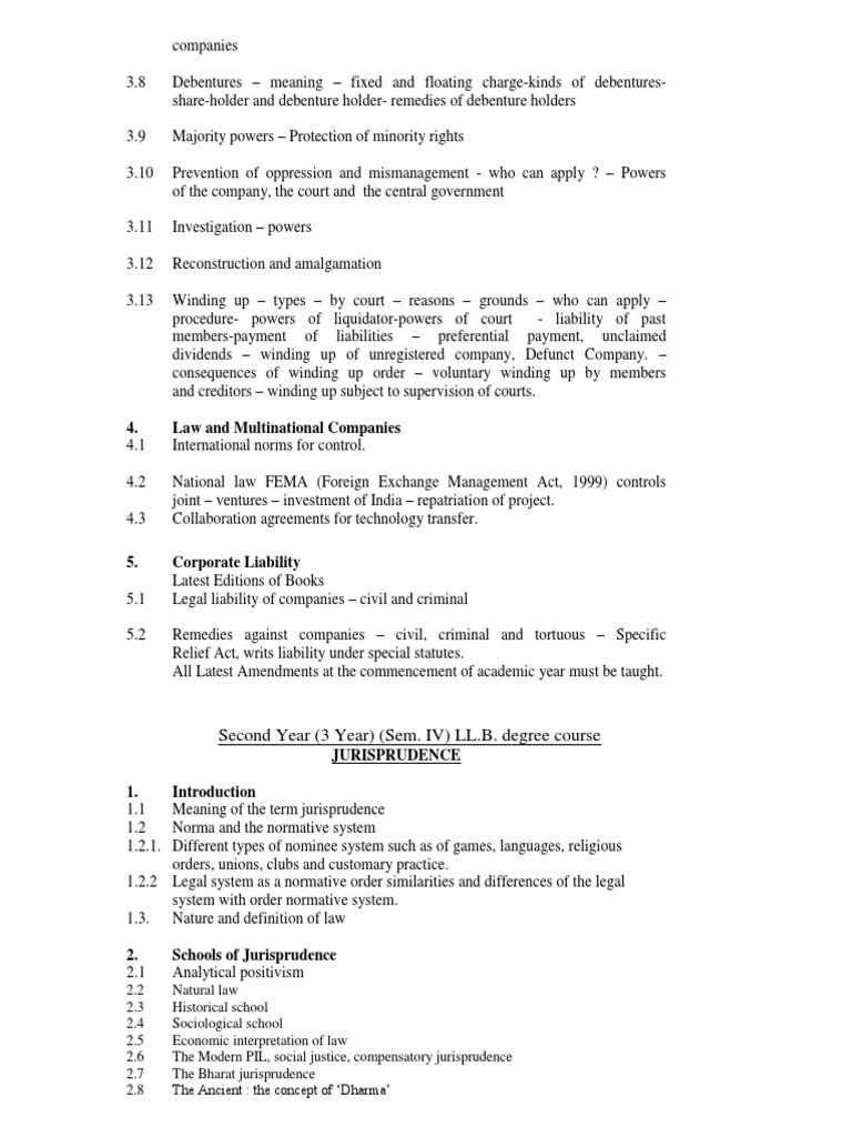 Sem 4 LLB Syllabus | PDF | Prison | Police