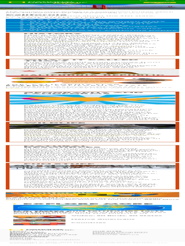 California Pictures and Facts | PDF