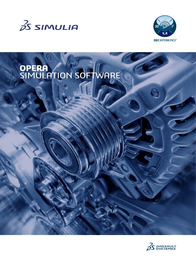 SIMULIA Opera Brochure | PDF | Magnetic Field | Electrical Network