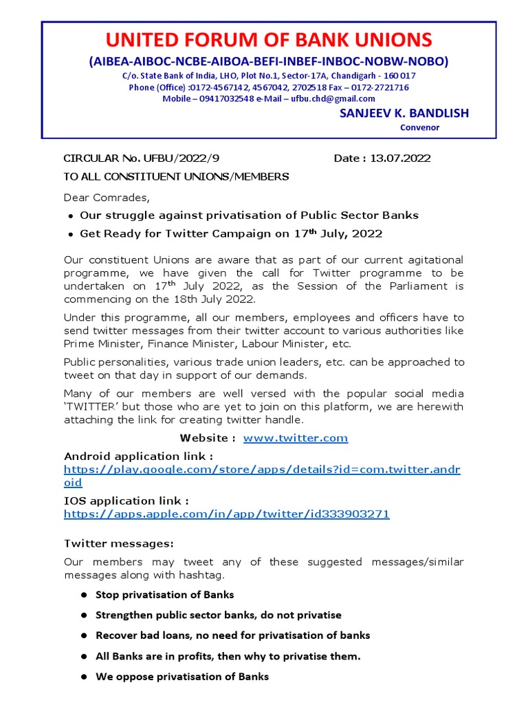 United Forum of Bank Unions: (Aibea-Aiboc-Ncbe-Aiboa-Befi-Inbef-Inboc ...