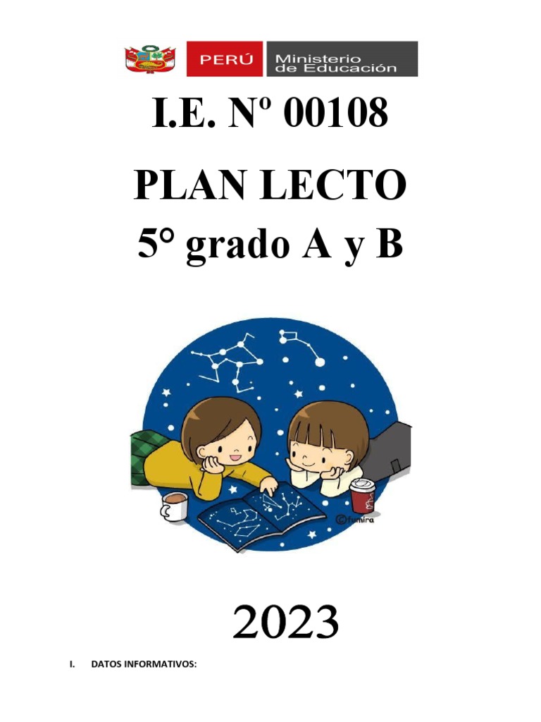 PLAN LECTOR 5TO 2023 | PDF
