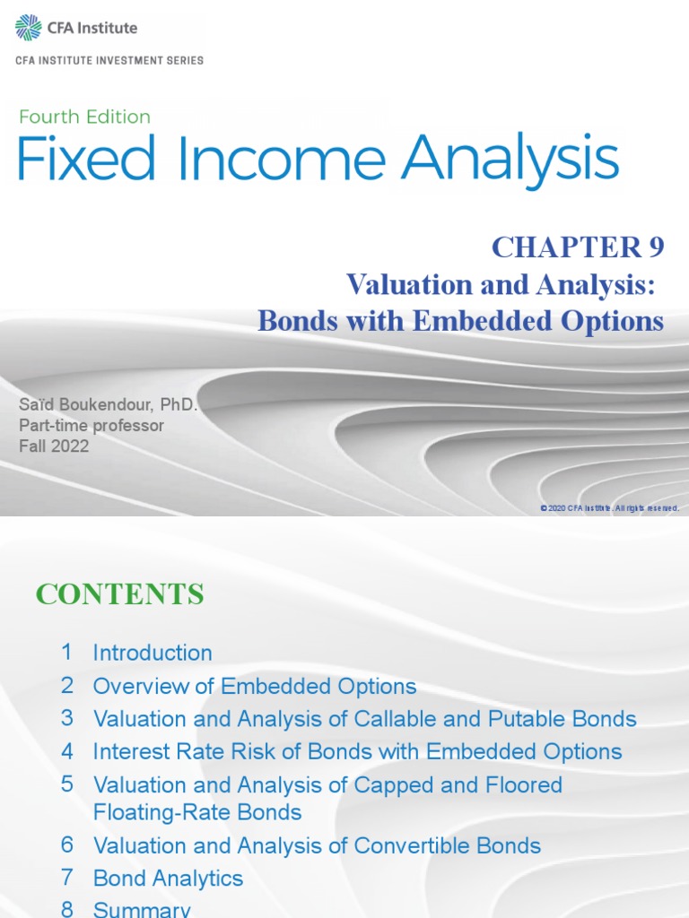 CH 09 | PDF | Bond Duration | Bonds (Finance)