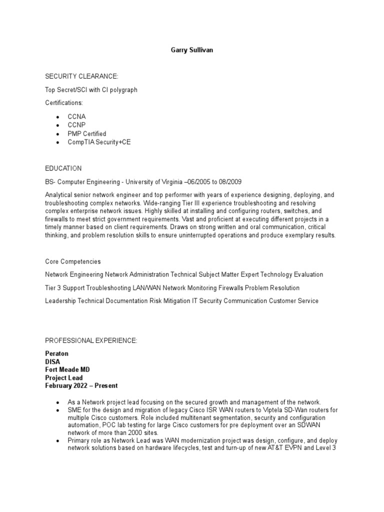 Garry Sullivan | PDF