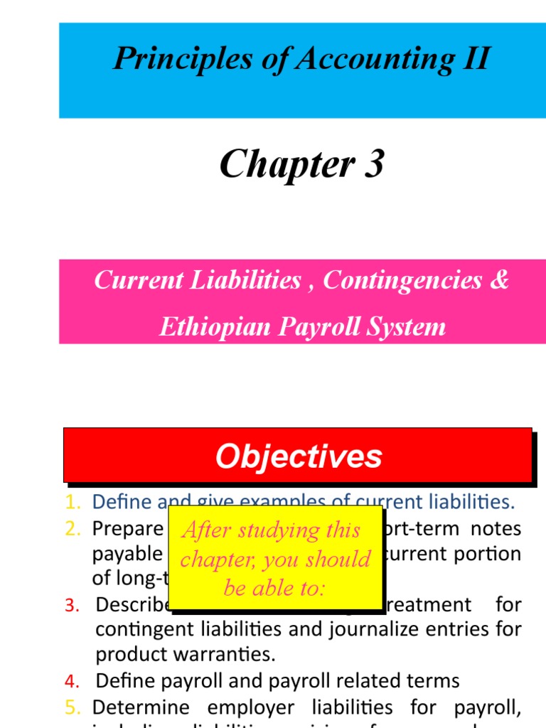 Chapter 3 Current Liability Payroll | PDF | Payroll | Payroll Tax