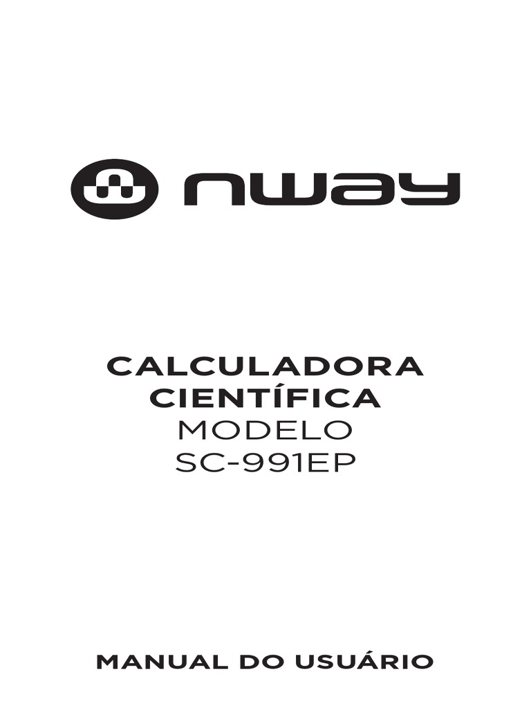 Manual da Calculadora SC-991EP | PDF | Equações | Cálculo