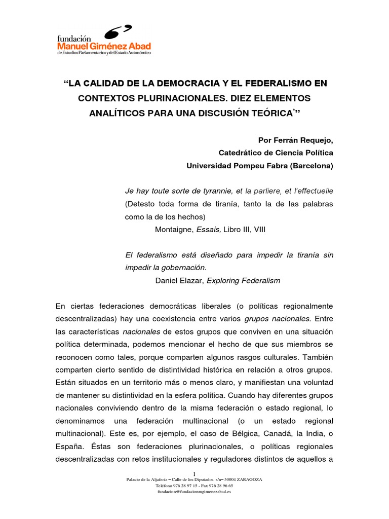 M1u3 Requejo | PDF | Democracia | Ideologías políticas